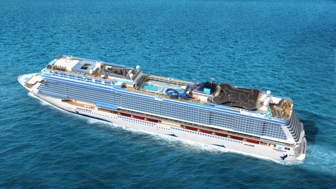 Norwegian’s Cruise Ship ‘Bliss’ Features Topside Race Track - trekbible